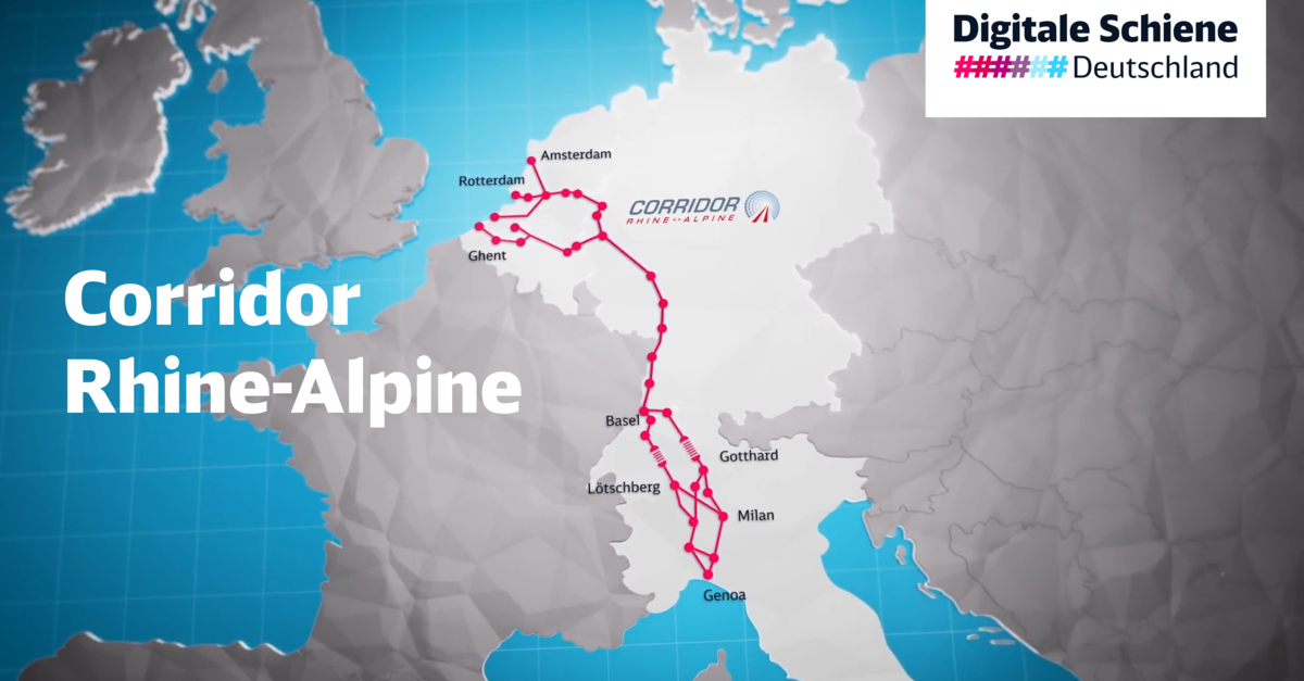 Corridor Rhine-Alpine: commissioning ESTW Bühl